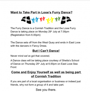 Furry Dance – Lions Club of Looe